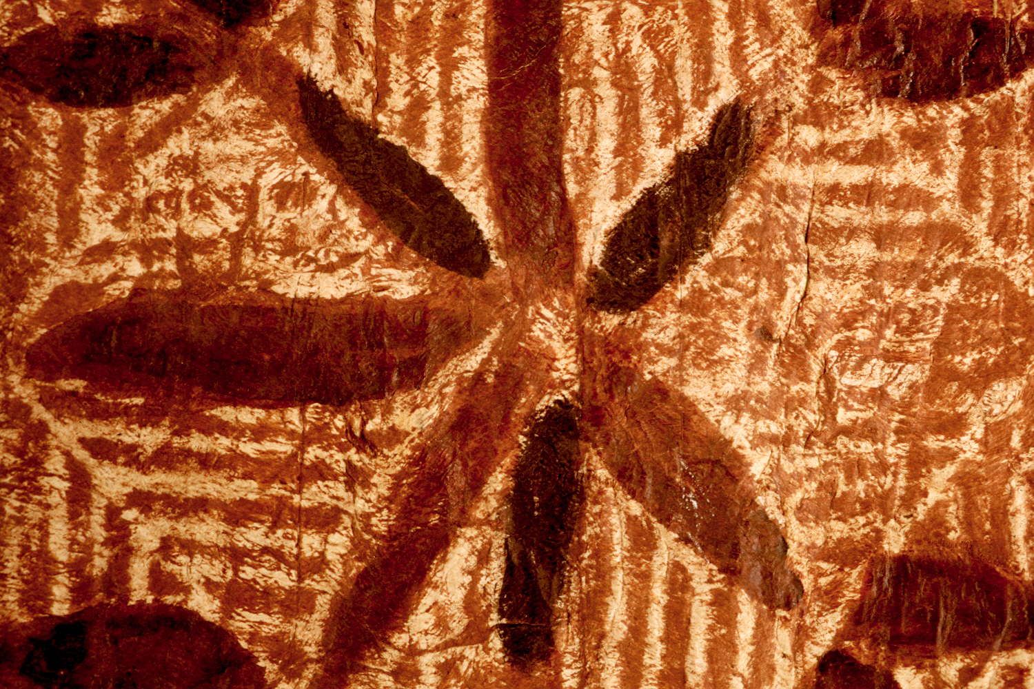 Close up of tapa design - polynesia.com | blog